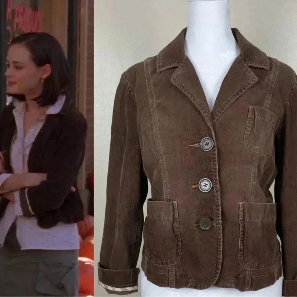 Rare Early 2000s Vintage Corduroy Jacket Aso Rory Gil… - Gem